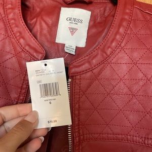 Guess | Jackets & Coats | Nwt Guess Leather Jacket | Poshmark